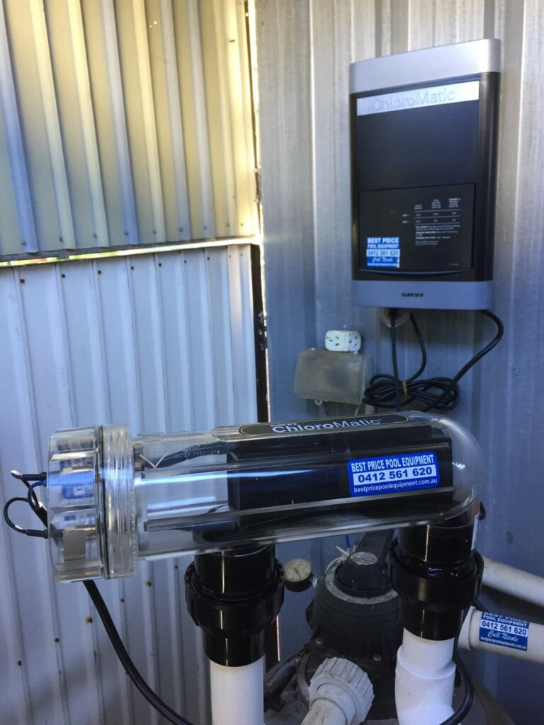 Replacement of a Chloromatic 25 year old system today | Best Price Pool ...