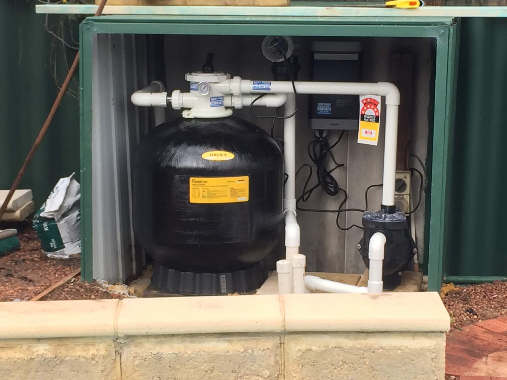 Installation of a Davey Pool Equipment | Best Price Pool Equipment